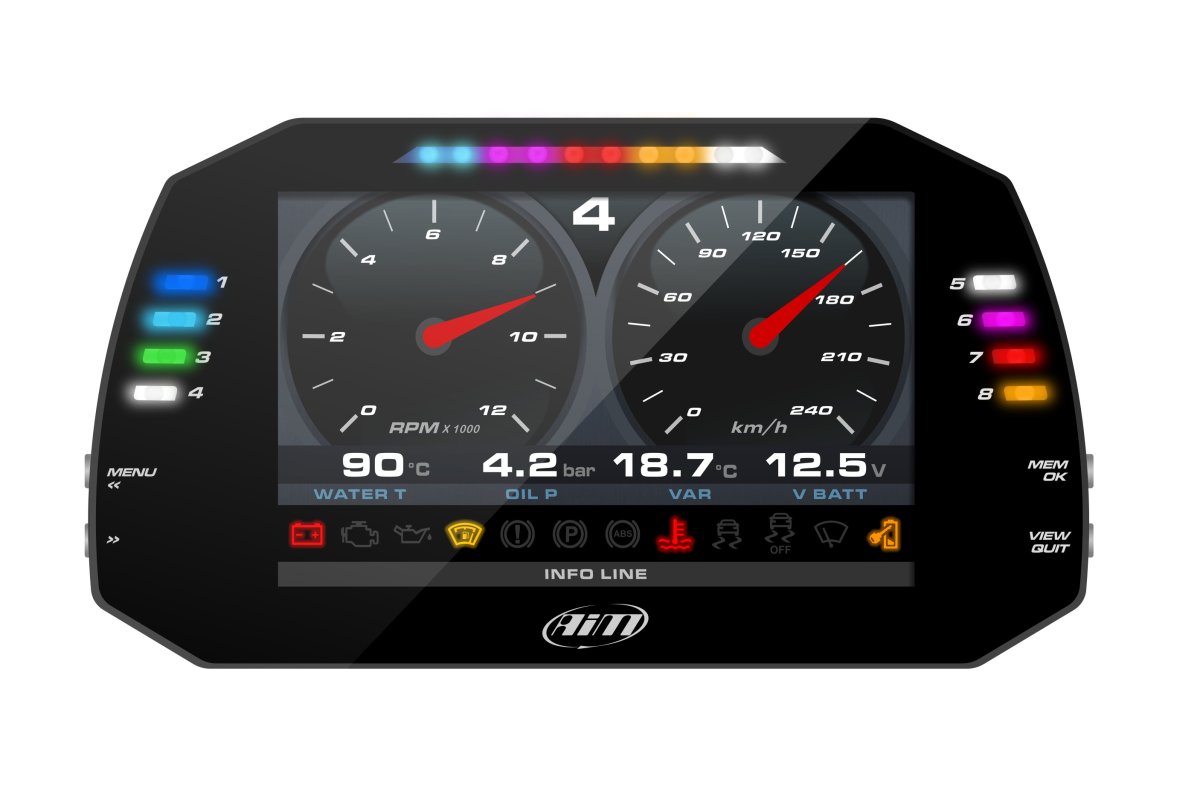 MXG 1.3 Strada - Displays - AiM-Racing.dk